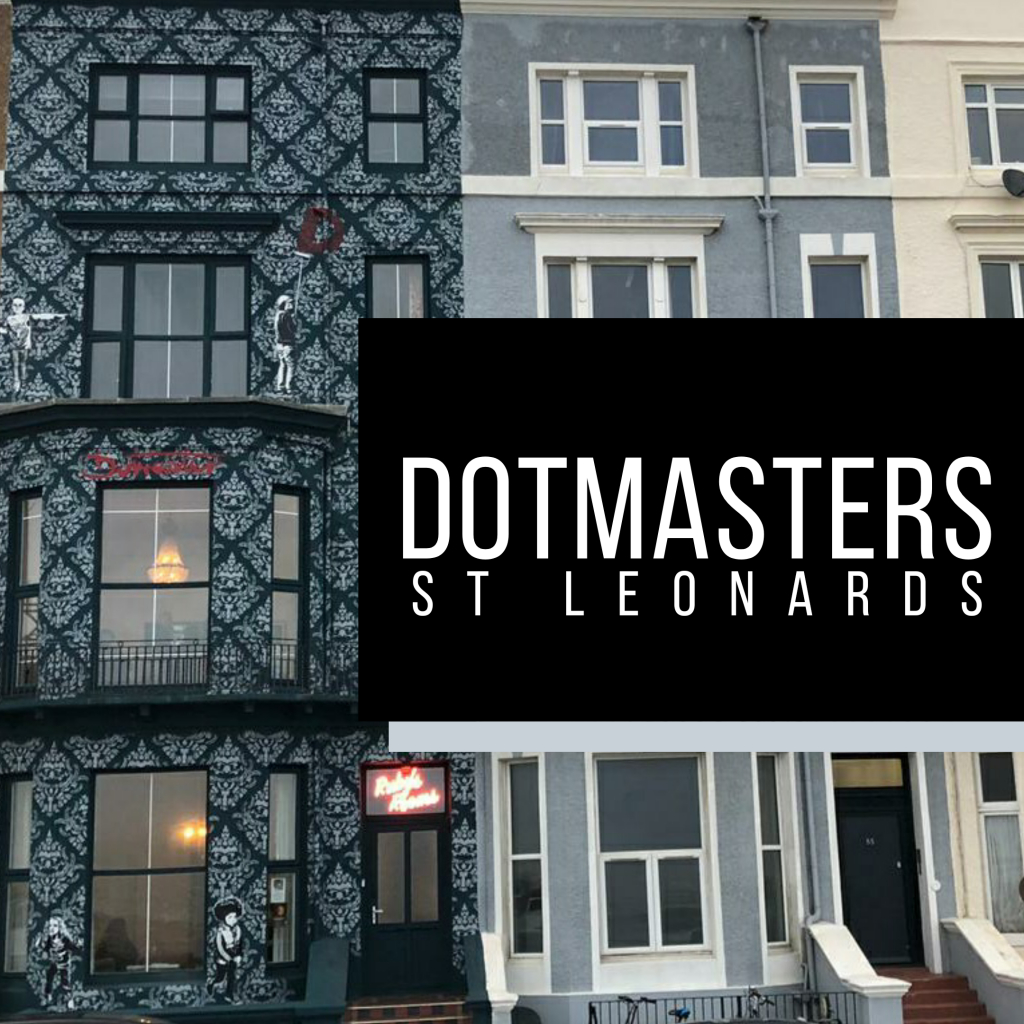 Dotmasters Paints Facade on St Leonards Seafront • Inspiring City