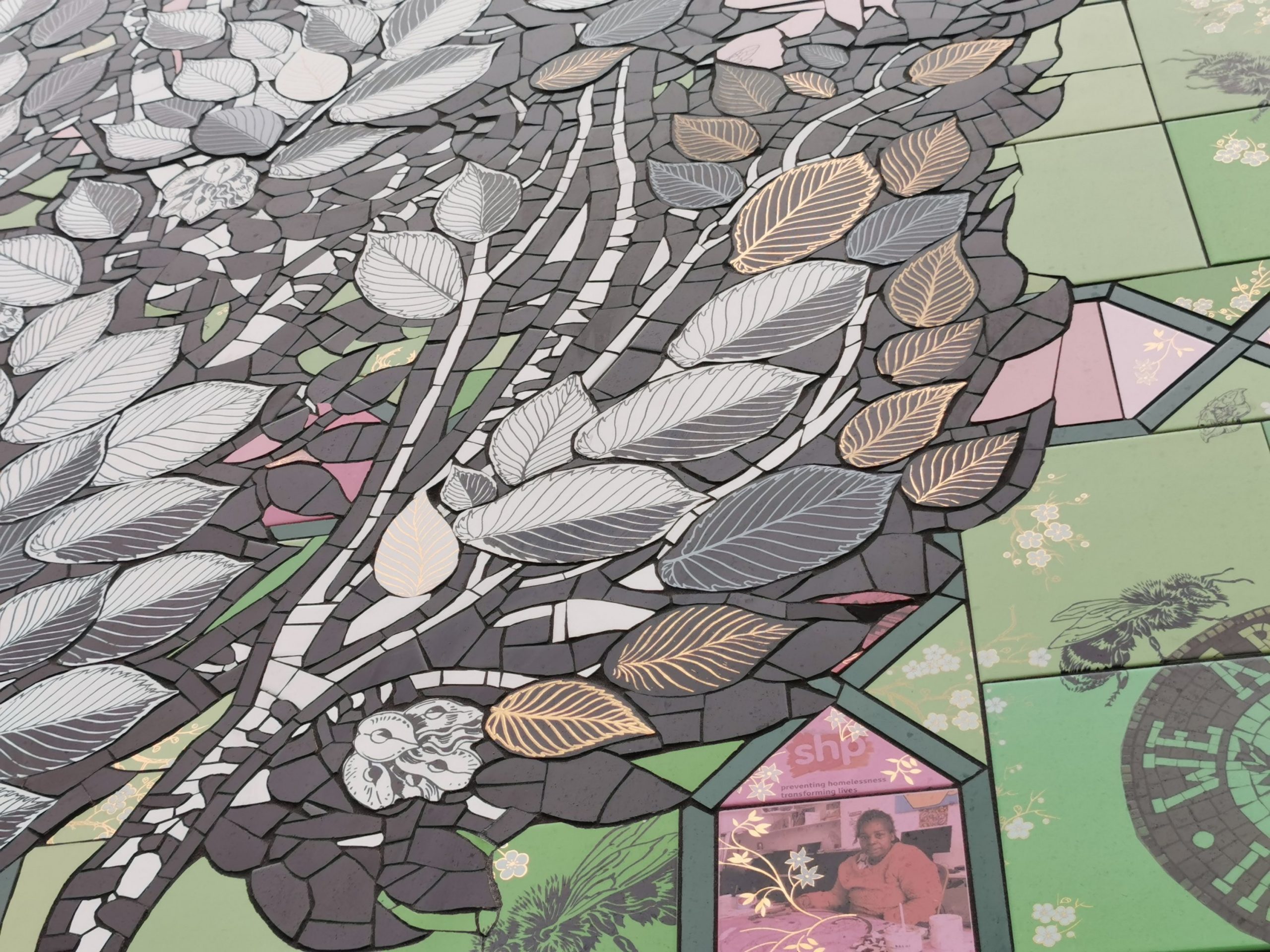 Elm Tree of Life Mosaic Created at Finsbury Park Station • Inspiring City