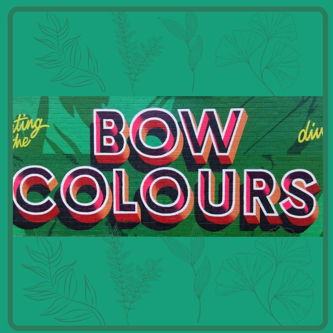 Bow Colours Mural Painted in East London • Inspiring City