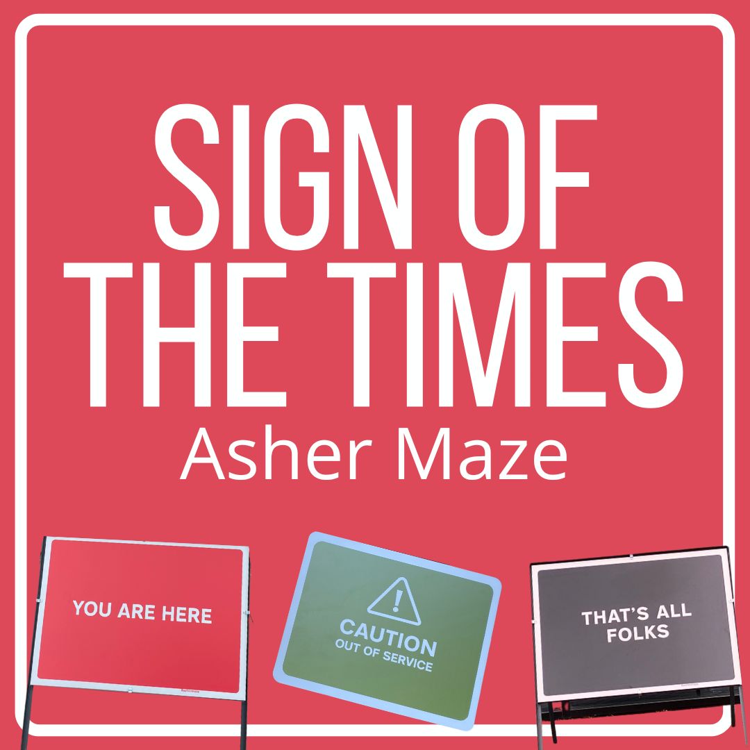 Asher Maze Sign Trail Spreads Across Ashford • Inspiring City