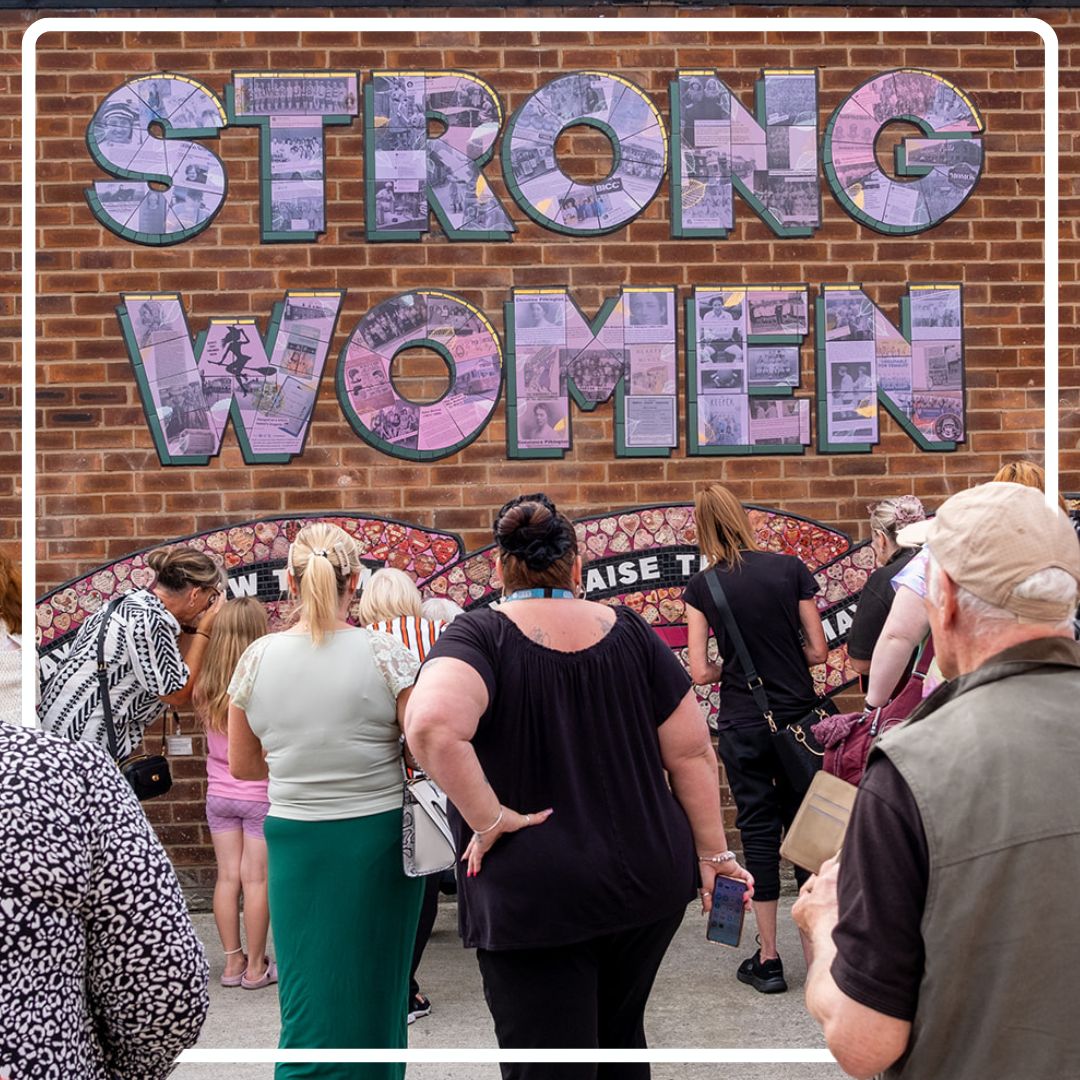 Mosaic celebrating Strong Women Unveiled in Parr • Inspiring City