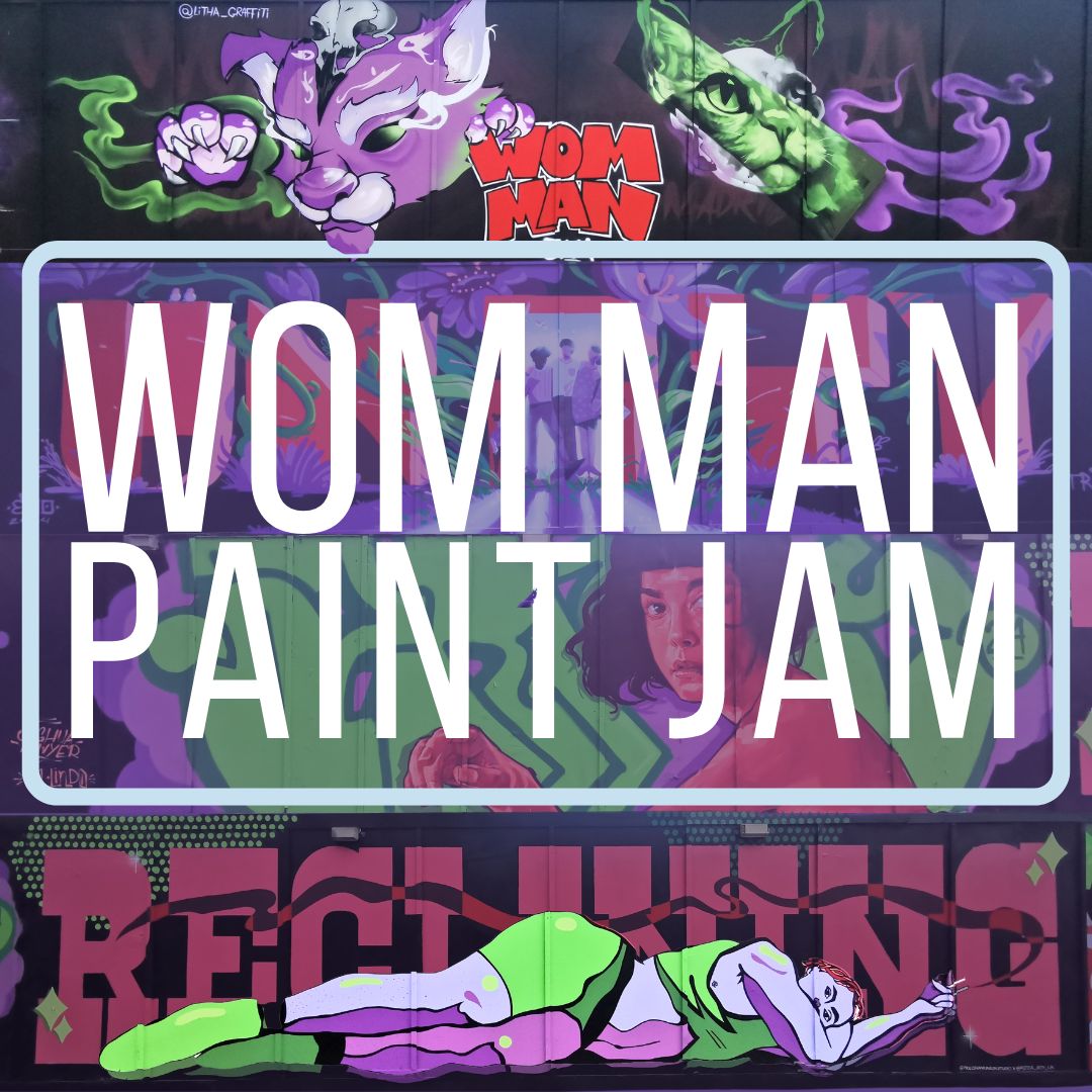 Wom Man Paint Jam at the Lighthouse in Stratford • Inspiring City